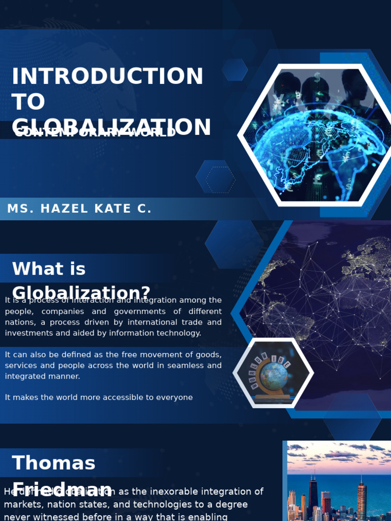 Prelim Intro To Globalization L1 Pdf Globalization Poverty