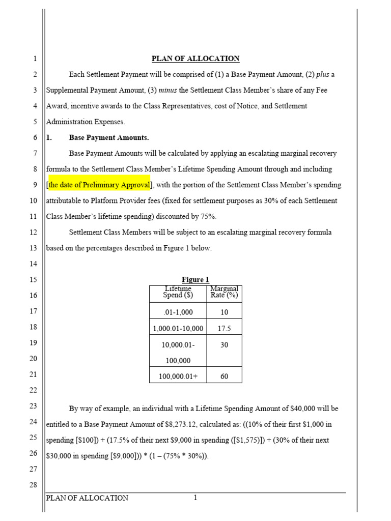Plan of Allocation | PDF | Economies | Government Finances