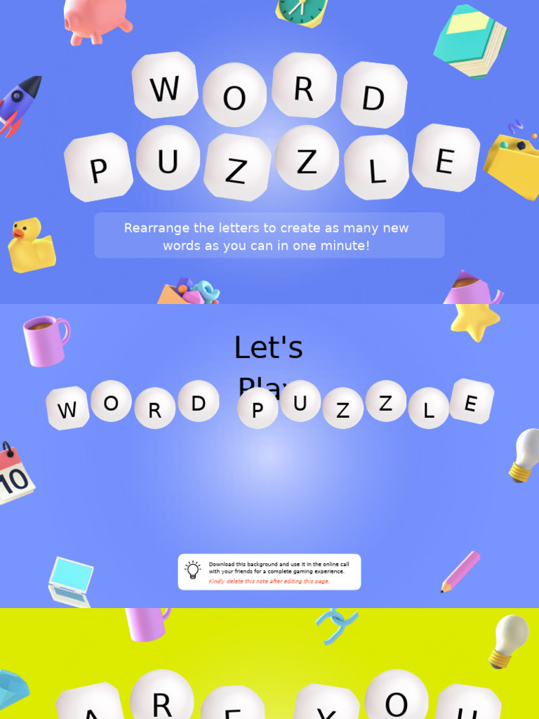 Word Scramble Mover 3 Unit 12 | PDF