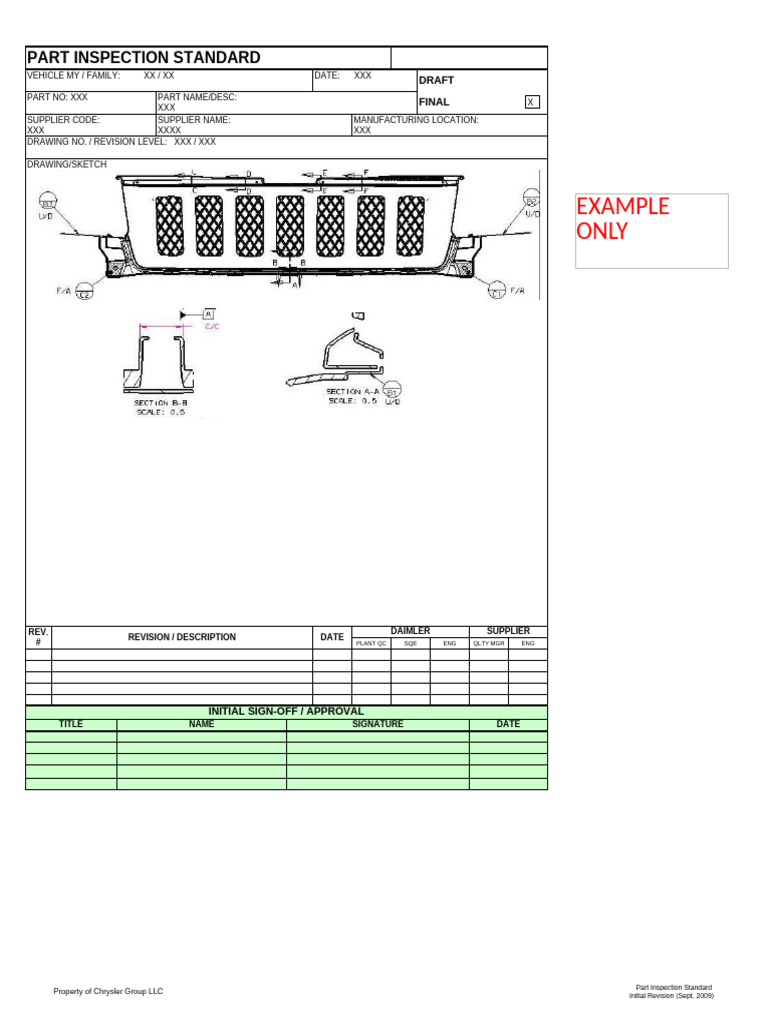 Element8-Part Inspection Standard Sample | PDF