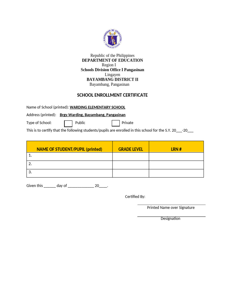 4Ps Certificate | PDF