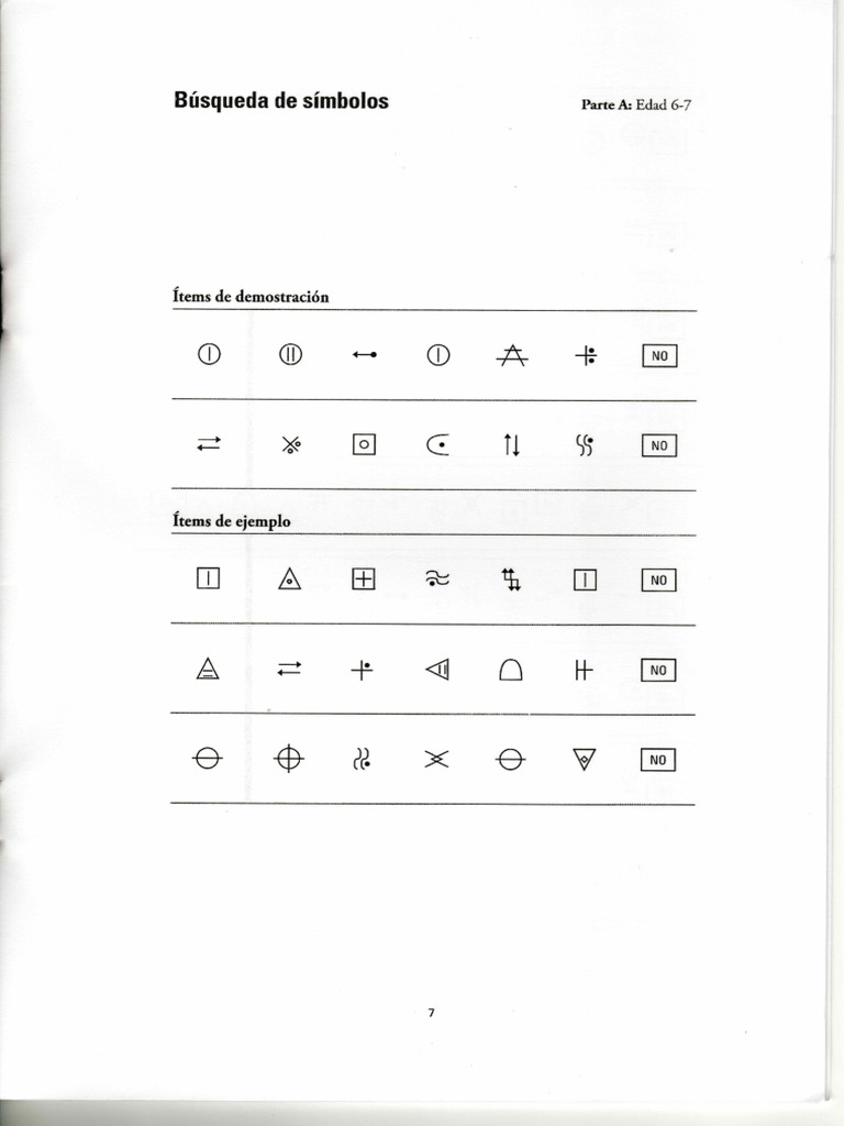 Estimulos Busqueda de Simbolos-1 | PDF
