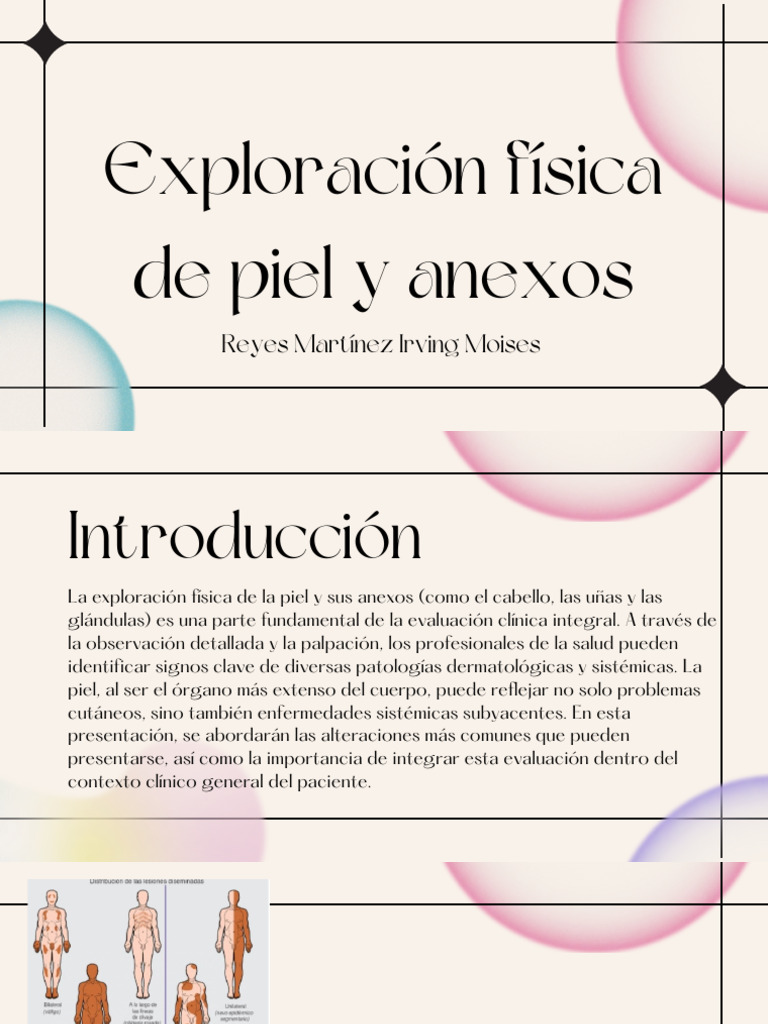 Exploración física de la piel y anexos | PDF | Examen físico | Clavo ...