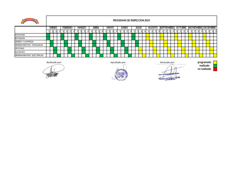 PROGRAMA DE INSPECCION 2024 | PDF