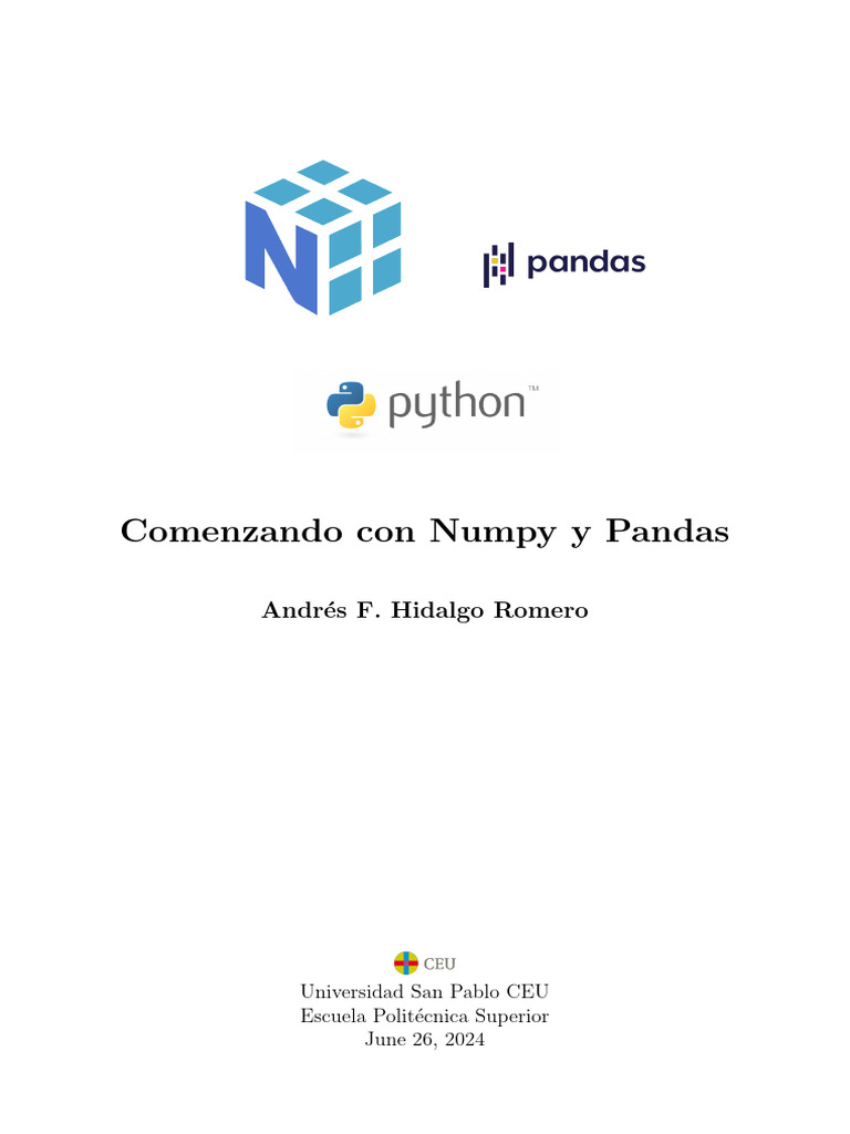Comenzando Con Pandas y Numpy | PDF | Informática