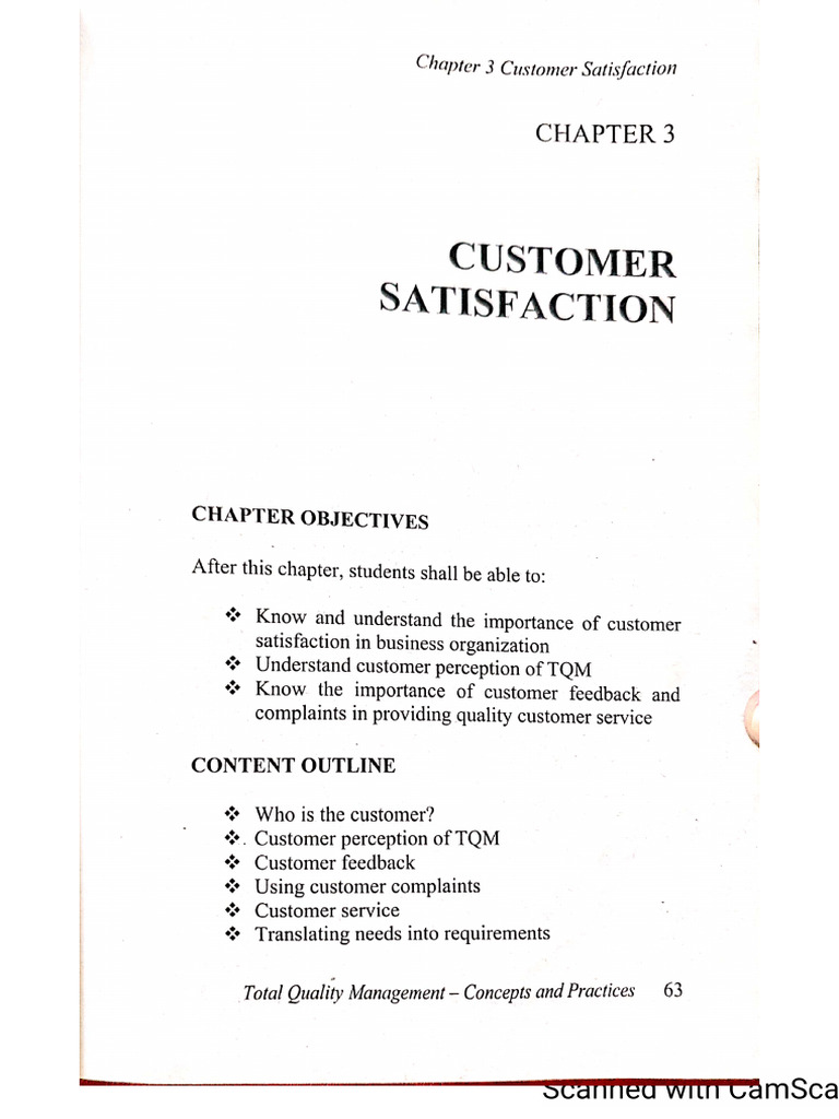 TQM Chapter 3 | PDF