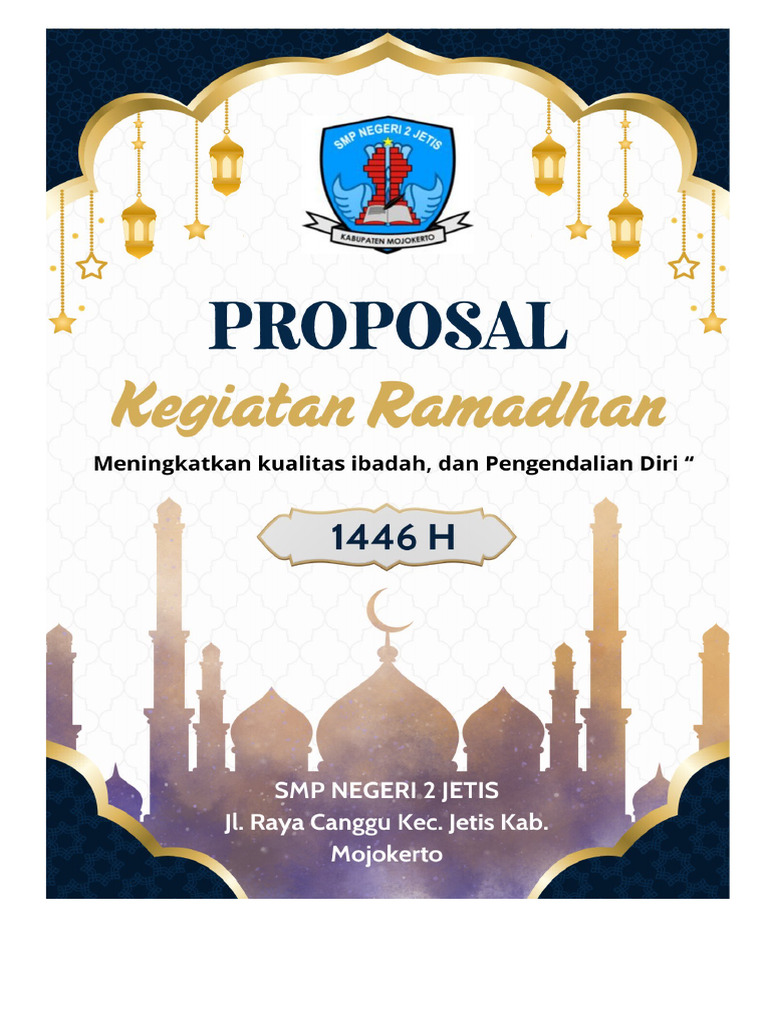 Proposal Ramadhan 2025 SMPN 2 Jetis | PDF