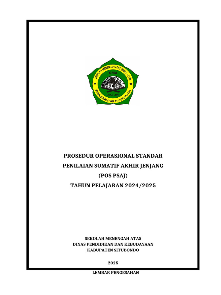 Pos Psaj 2025 | PDF