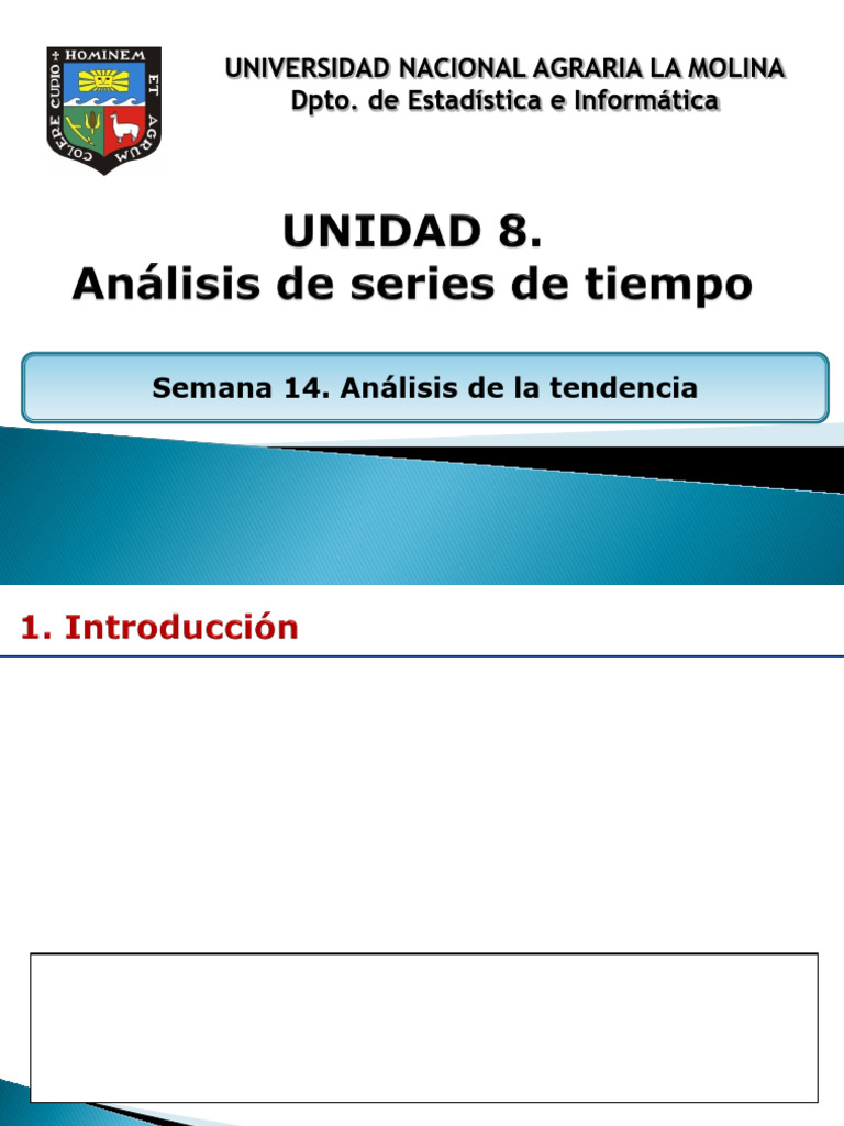 EAEN - 2021 - I - Semana 14 - Analisis de La Tendencia | PDF | Análisis de regresión | Estadísticas