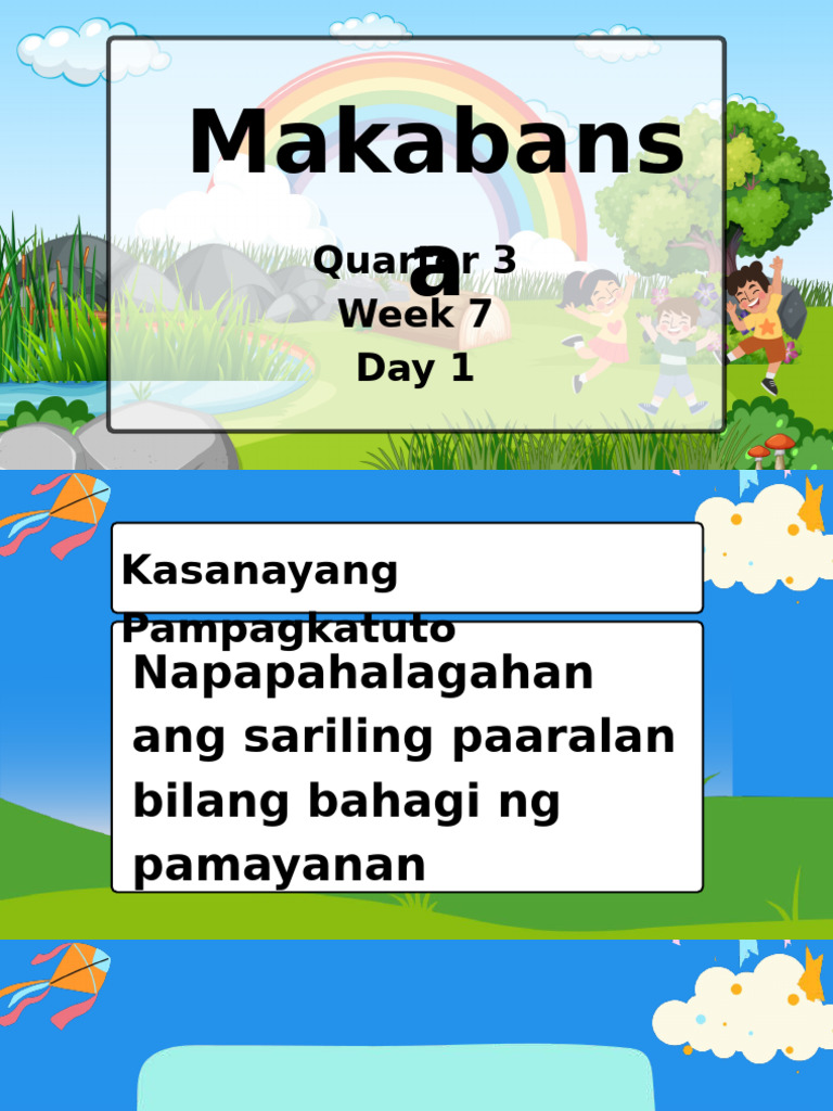 Makabansa - Quarter 3 - Week 7 Day 2 | PDF