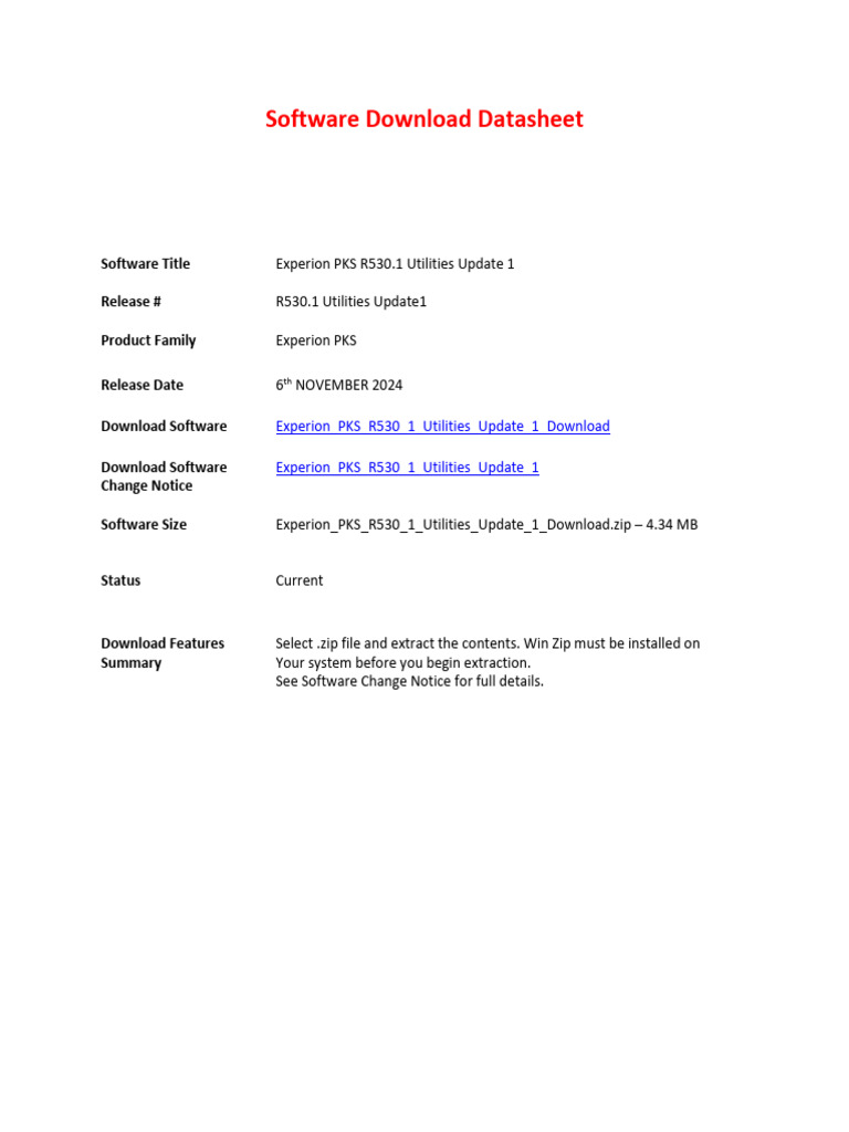 Pmt Hps Software Download Datasheet r530 1 Utilities Update1 | PDF