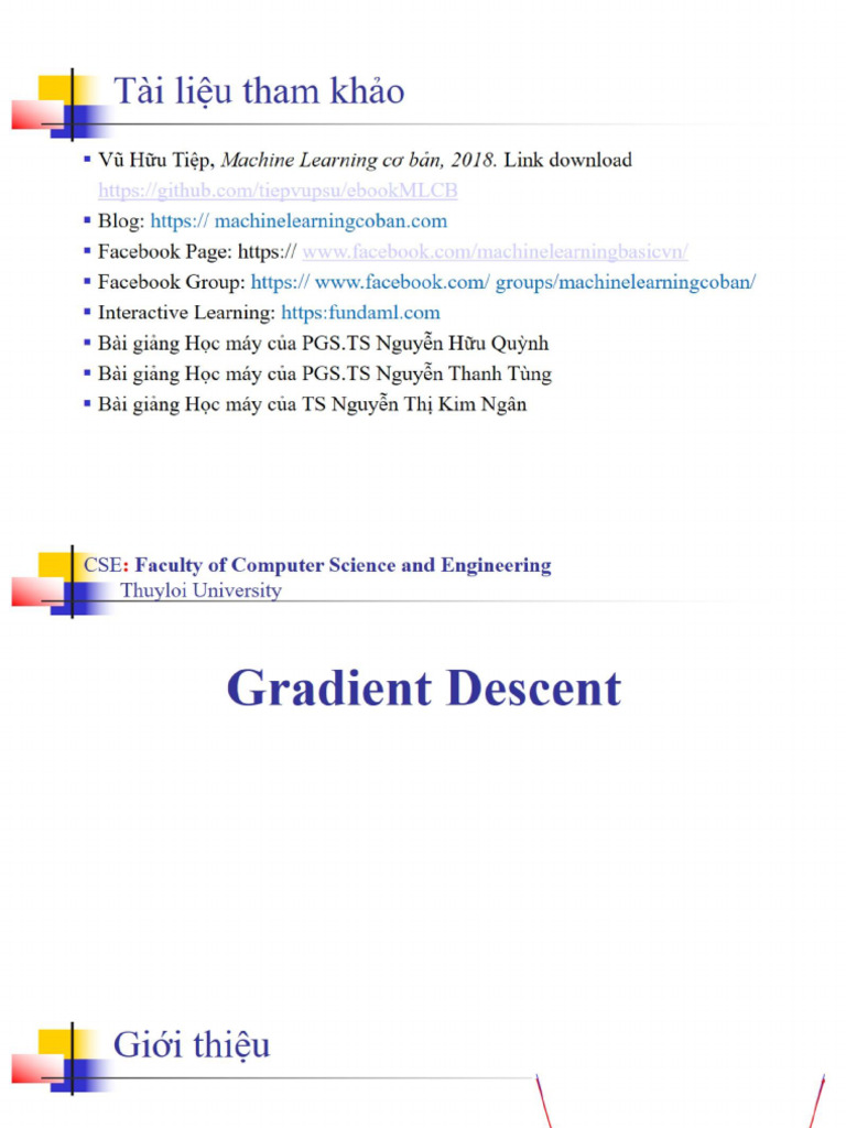 Chapter 3.1-Gradient Descent-Sv | PDF