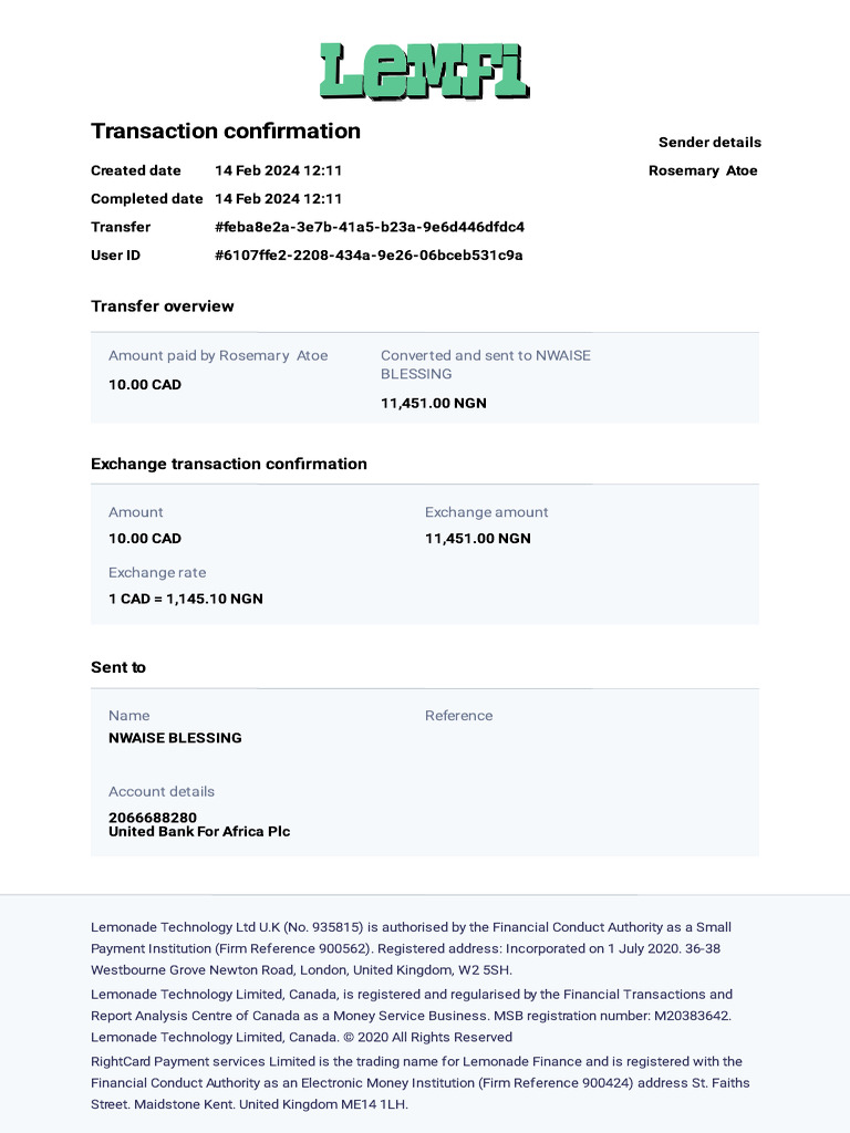 Lemfi | PDF