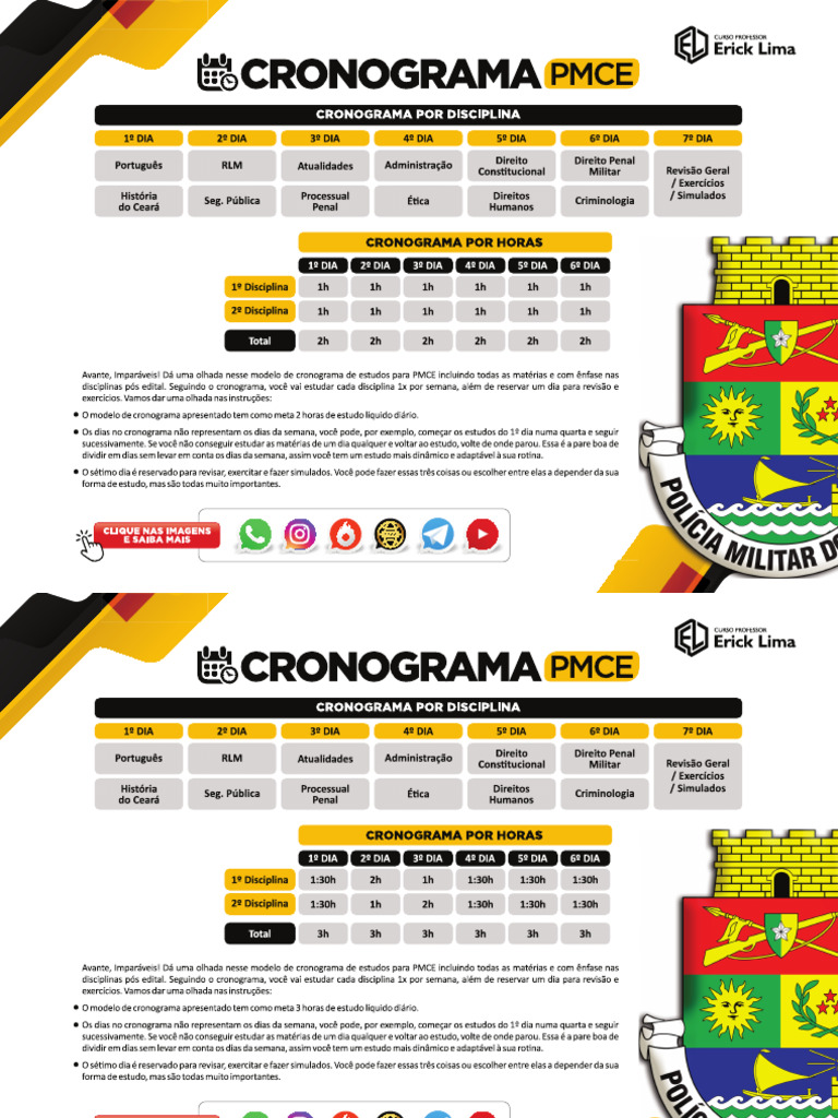 Cronograma PMCE | PDF