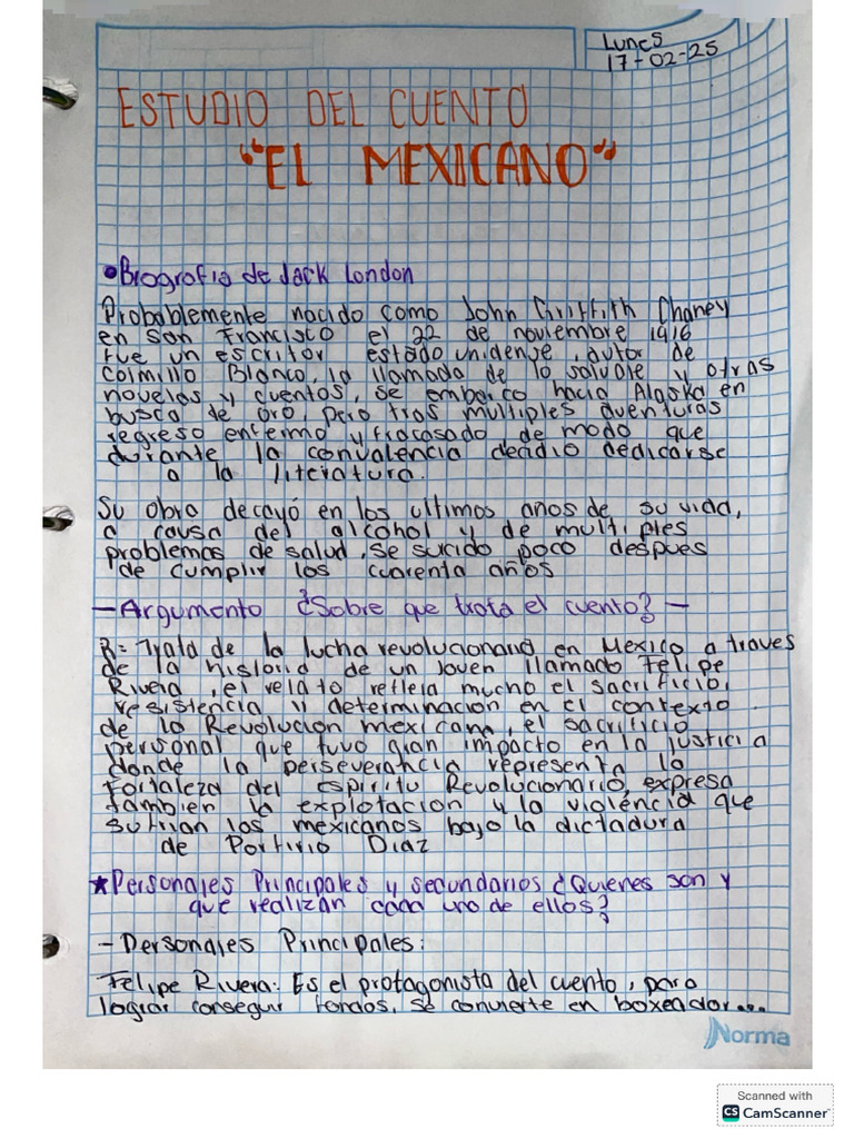 Cuento El Mexicano | PDF