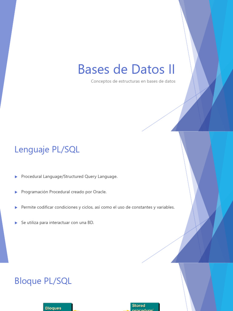 Introducción a PL/SQL en Bases de Datos | PDF | Pl / Sql | Informática