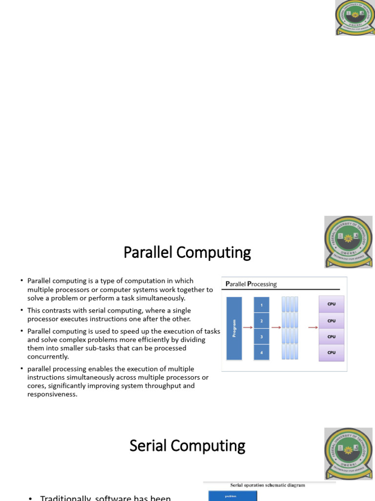 Parallel and Distributed Computing Overview | PDF | Parallel Computing | Operating System