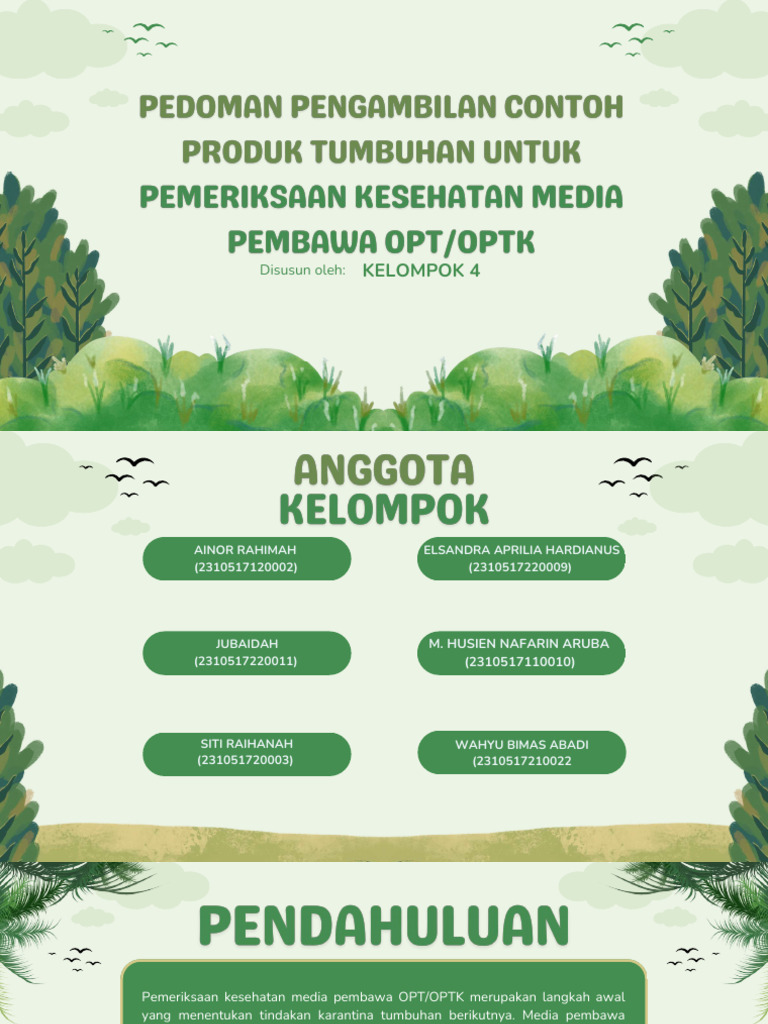 Karantina Tumbuhan Kelompok 4 | PDF