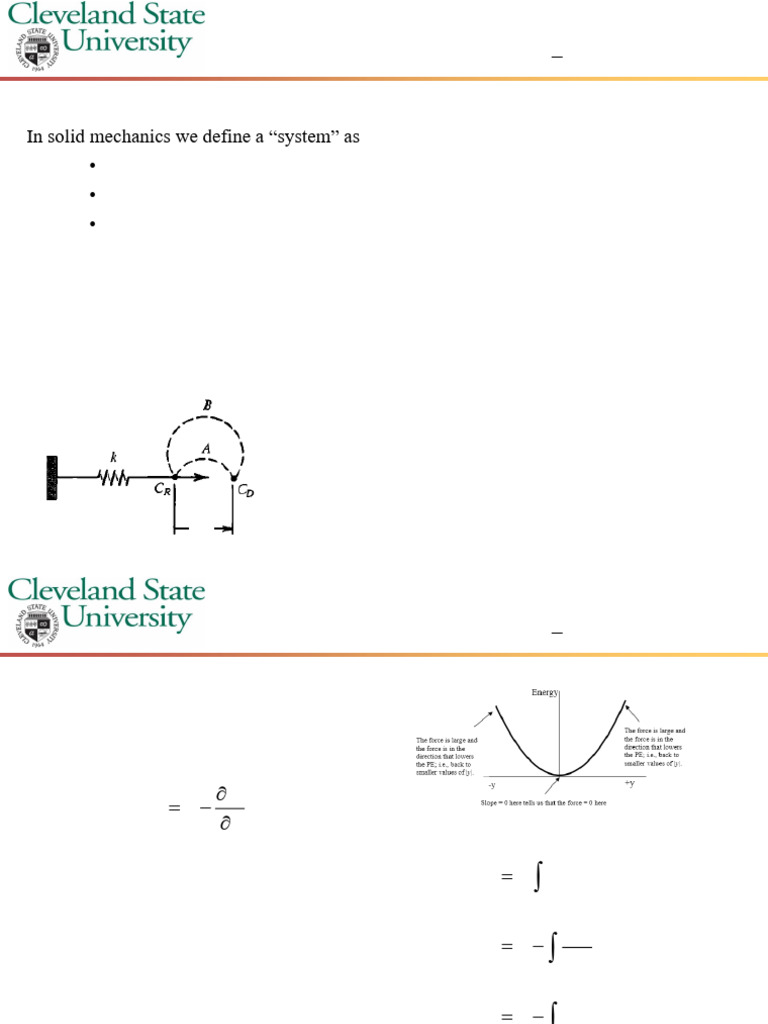 Section 4 Potential Energy 2025 | PDF | Force | Mechanical Engineering