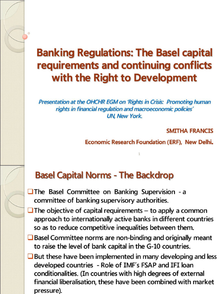 Basel Capital Requirements | PDF