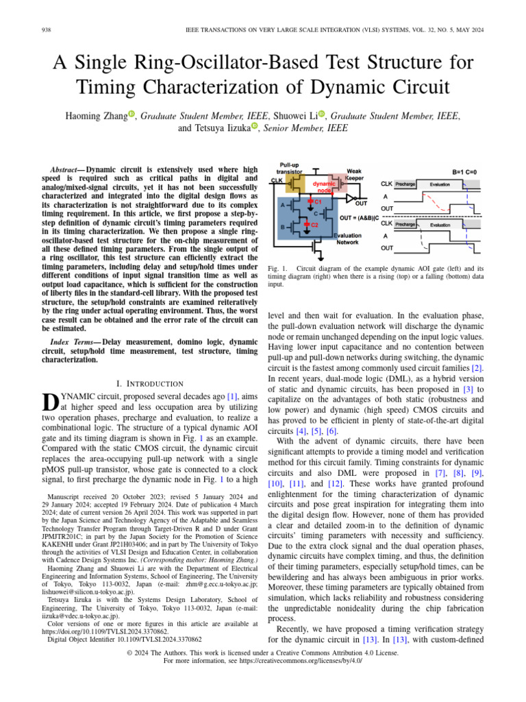 Dynamic Circuit Timing Test Design | PDF | Logic Gate | Electronic Circuits