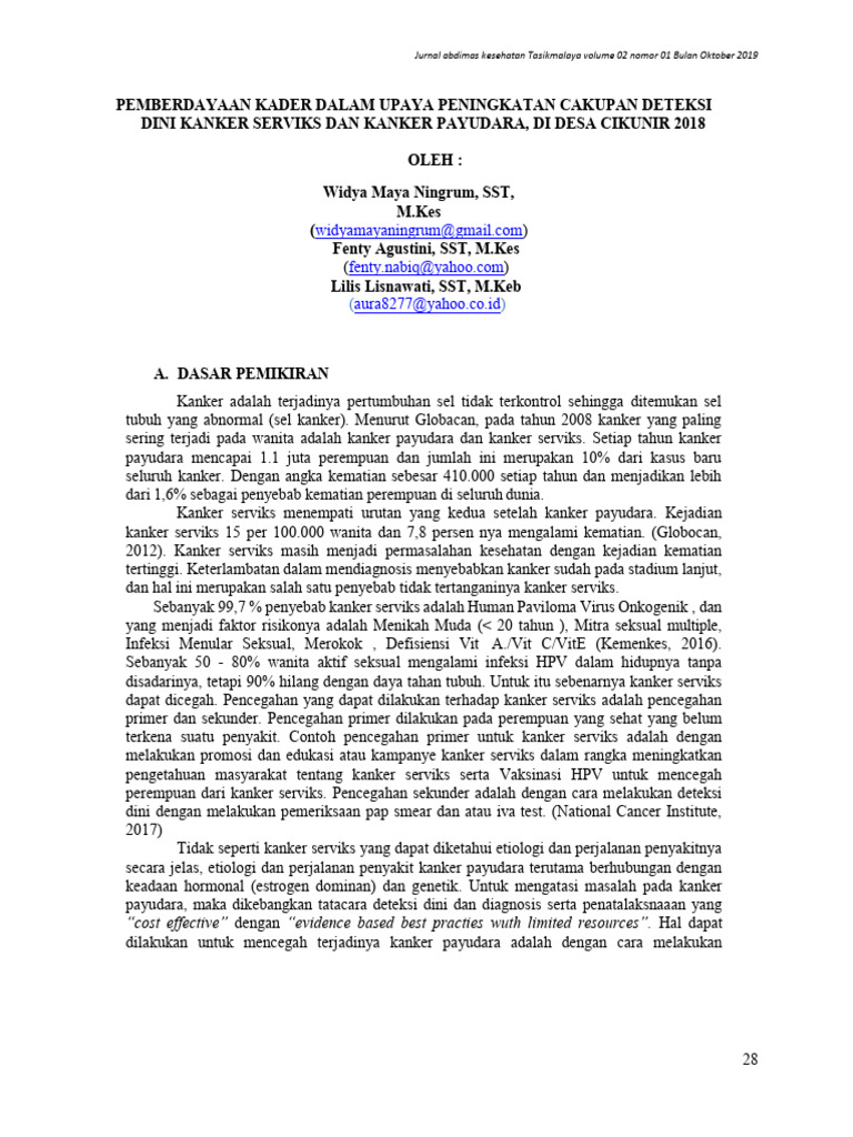 Contoh PKM Baik | PDF