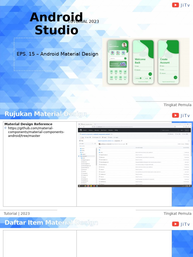 Android Material Design Tutorial 2023 | PDF
