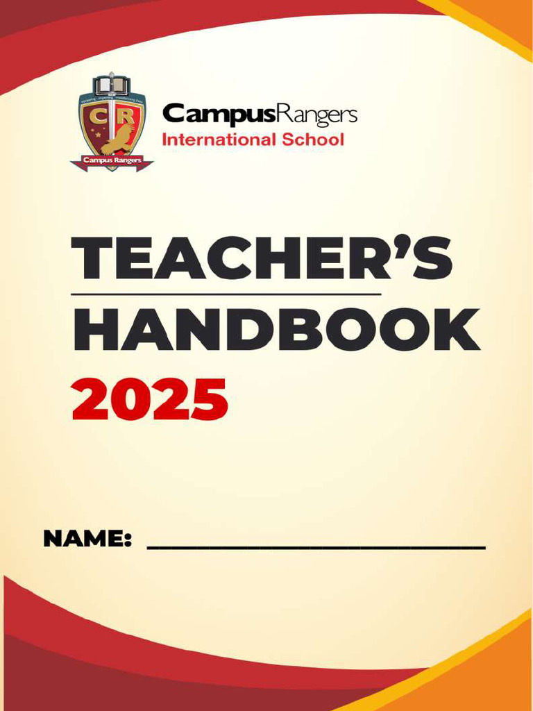 Teacher's Handbook 2025 Overview | PDF | Educational Assessment | Teachers