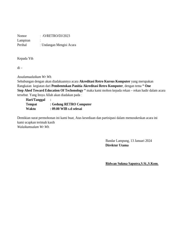 LATIHAN 9 SURAT MASSAL - Daffa Alif Muliawan | PDF