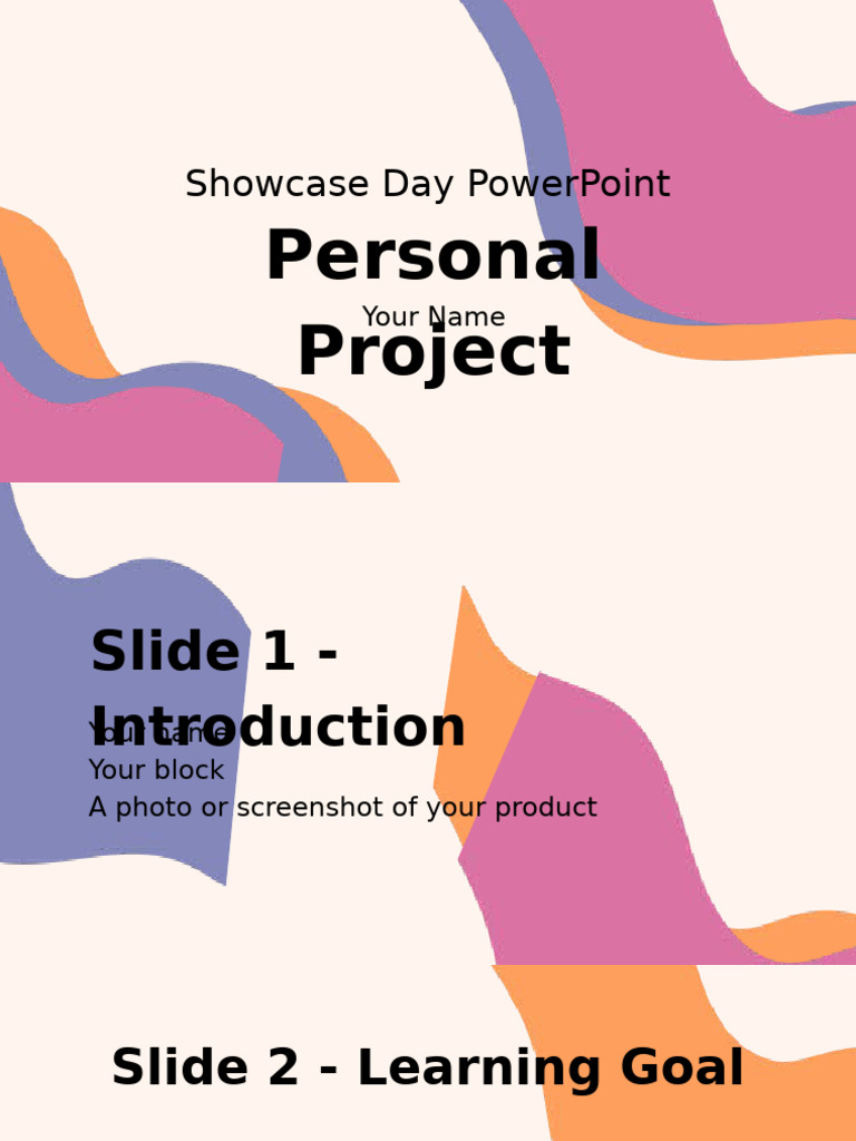 Showcase Day Powerpoint Outline 2025 | PDF