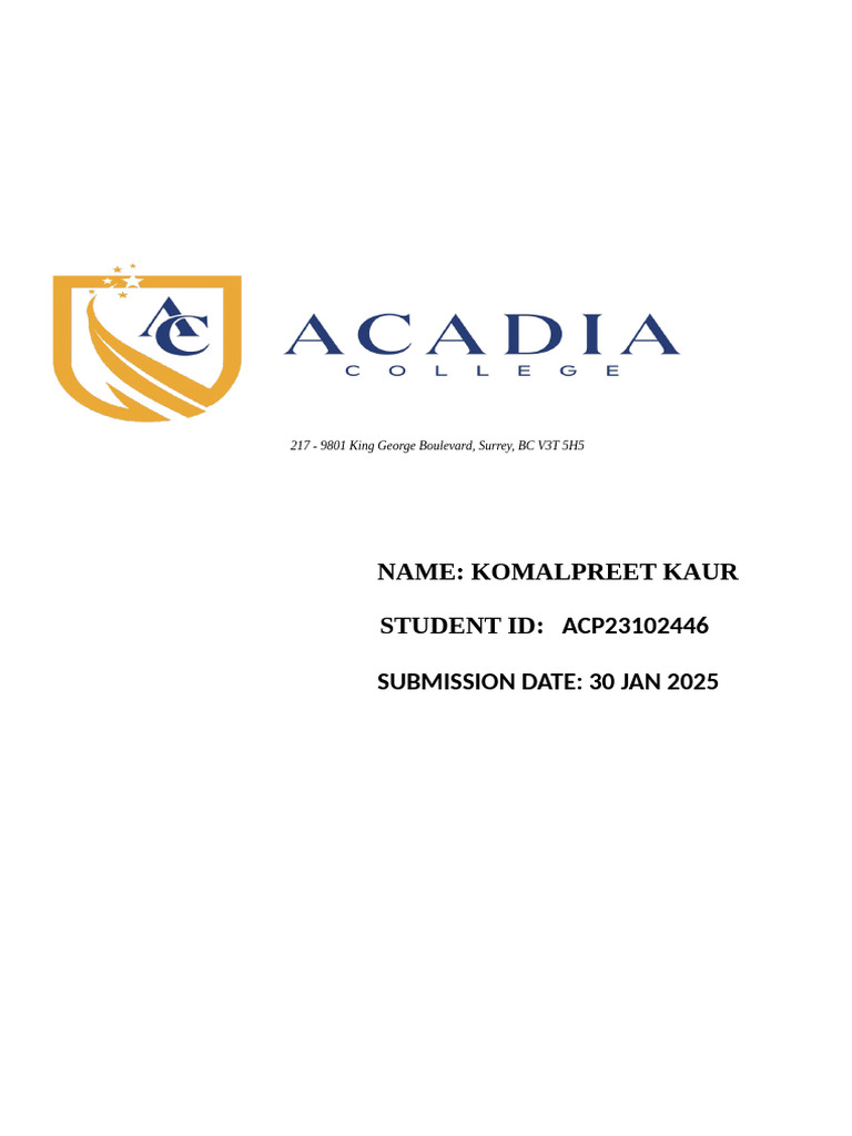 Komalpreet Kaur Document | PDF