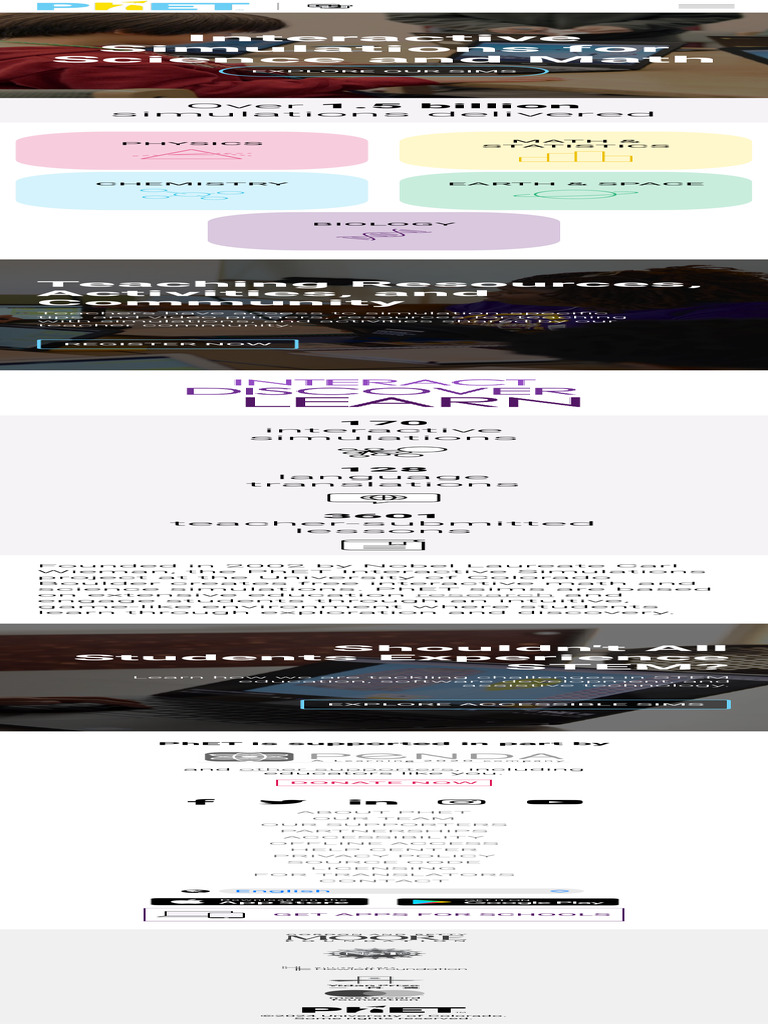 PhET Free Online Physics, Chemistry, Biology, Earth Science and Math ...