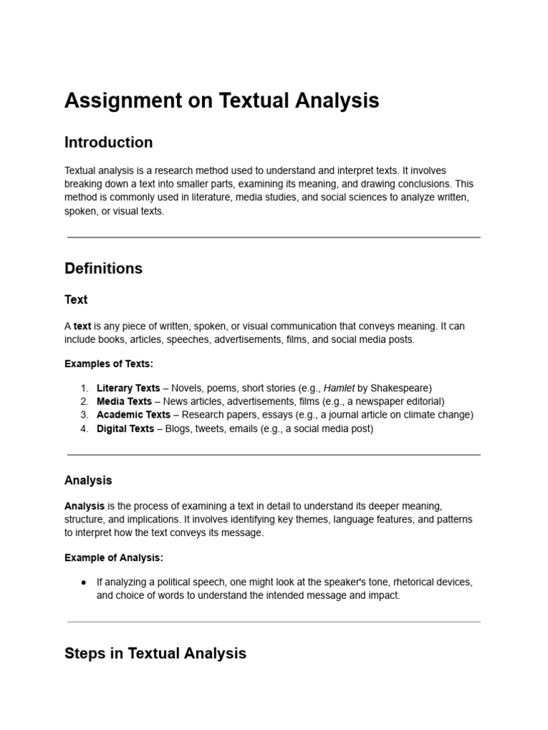 Textual Analysis Methodology Guide | PDF | Semantics | Hamlet