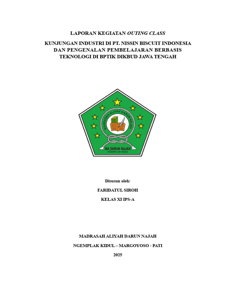 Outing Class ke PT Nissin & BPTIK | PDF