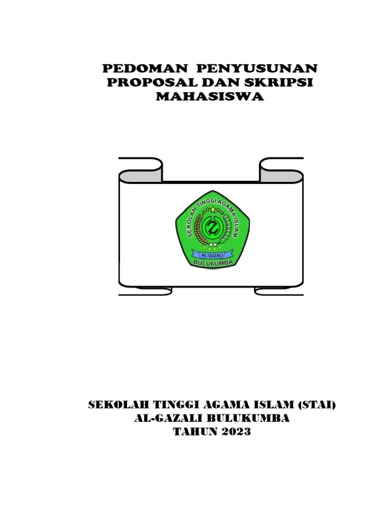 Panduan Penyusunan Skripsi | PDF