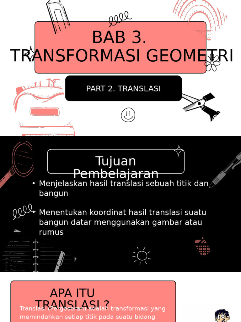 Bab 3 Transformasi Geometri - Translasi | PDF
