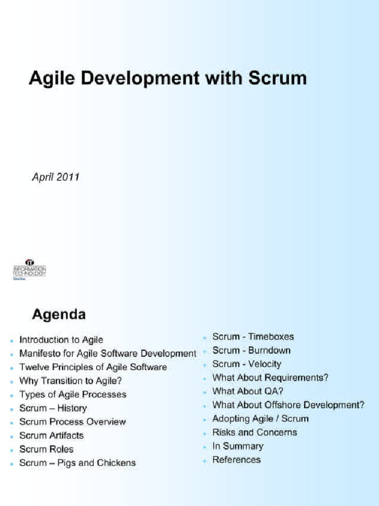 Scrum | PDF