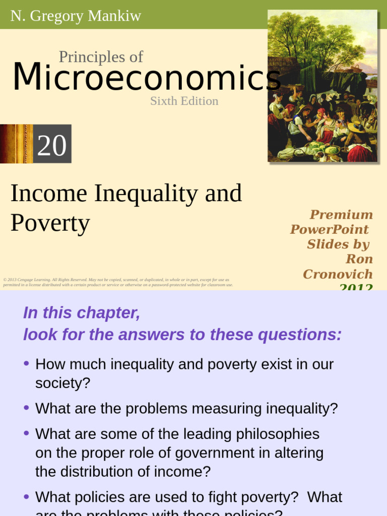 Micro ch20 Presentation6e (2013) | PDF | Poverty | Poverty & Homelessness