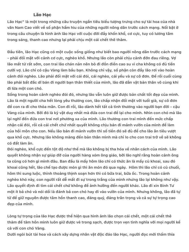 Lão H C | PDF