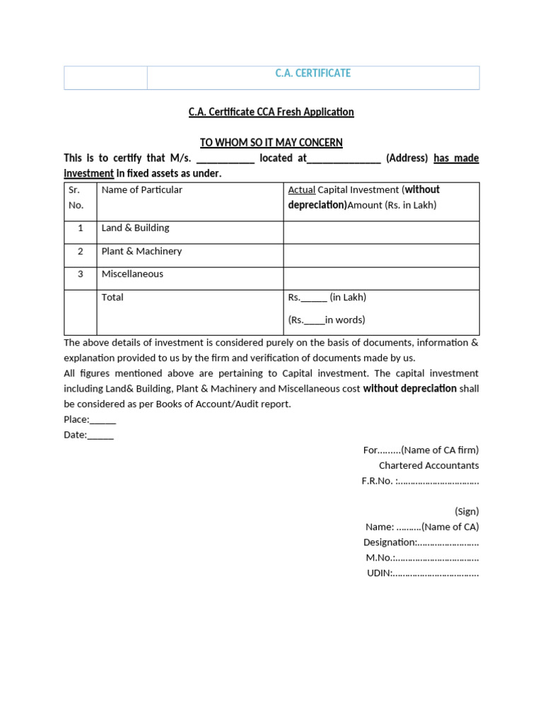 CA Certificate CCA-Fresh | PDF