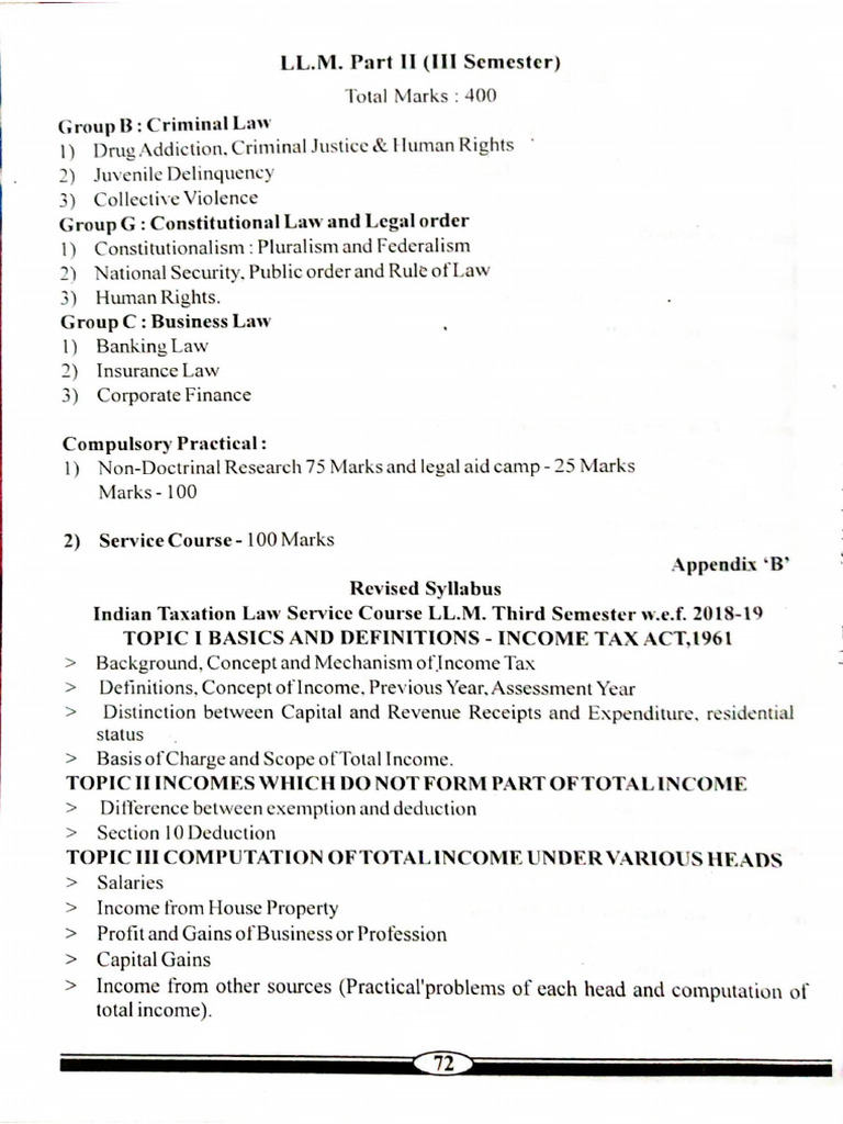 criminal law 3rd semester syllabus | PDF
