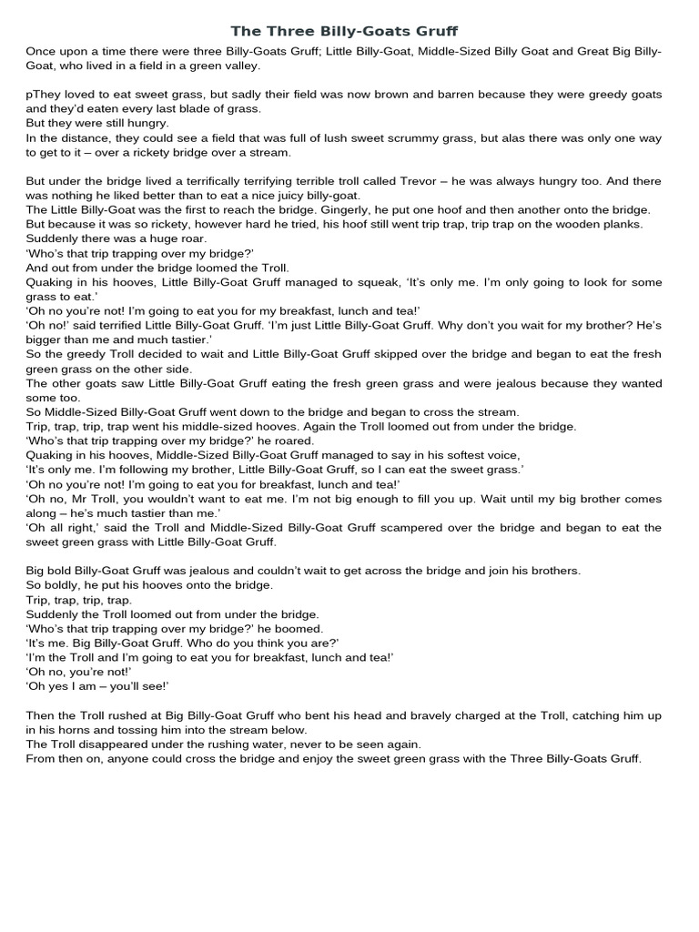 The Three Billy | PDF