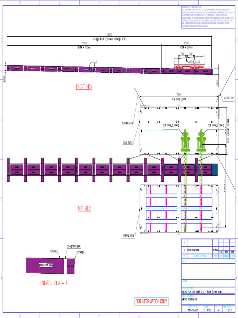 G.A.FOR CRANE LIFT PLAN IN PLAN VIEW | PDF | Privacy | Civil Rights And ...