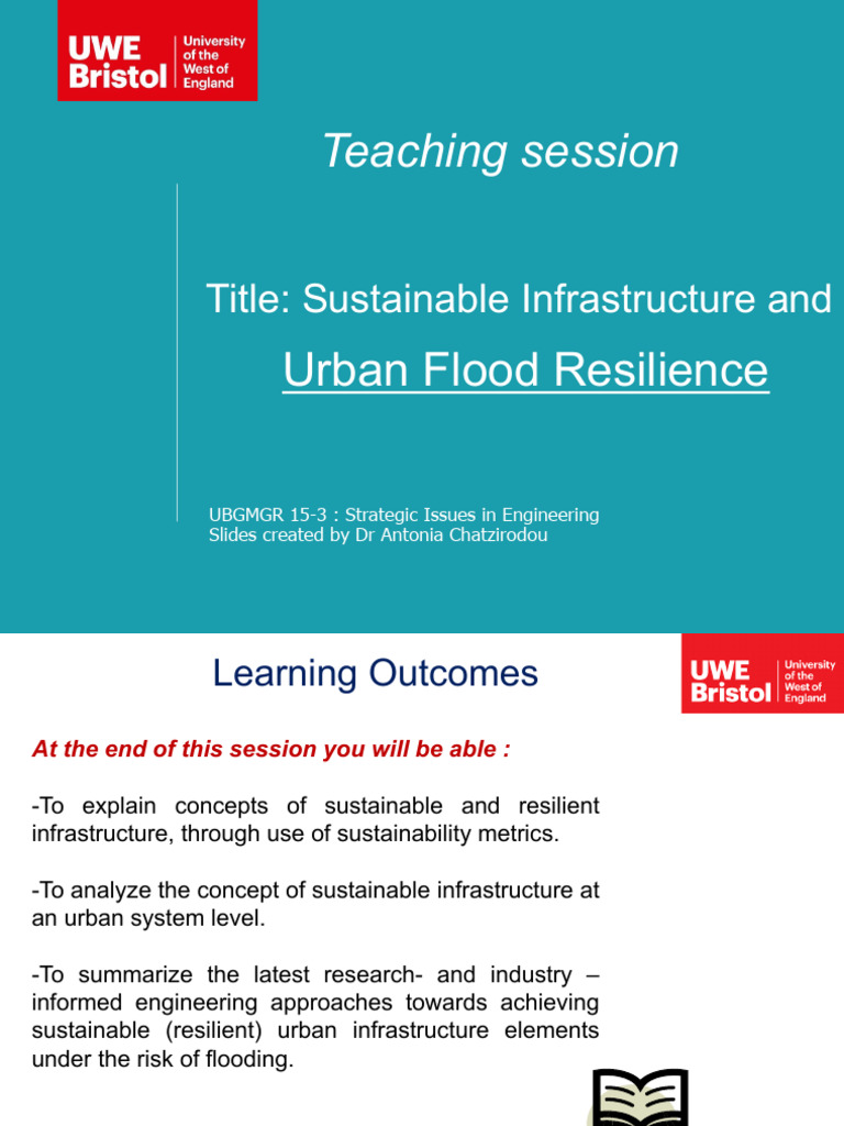Sustainable Infrastructure and Urban Resilience | PDF | Infrastructure ...