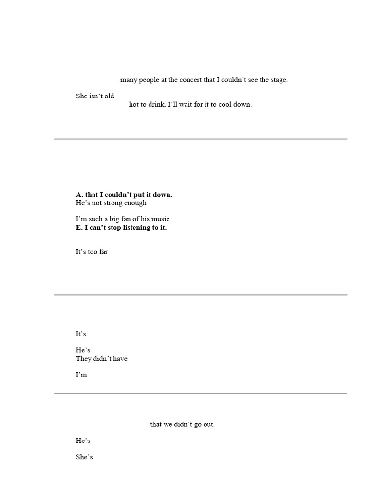 Unit 7 Exercises Answers | PDF