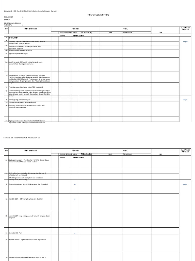 pdf-checklist-inspeksi-rig-kosong | PDF