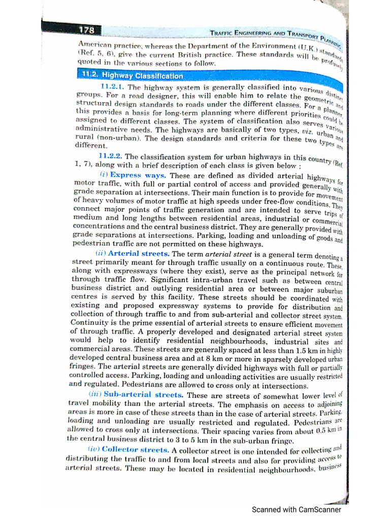 Roads Classification Pdf