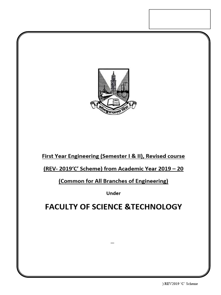 Computer Engineering Syllabus (Semester I-VIII) | PDF | Postgraduate ...