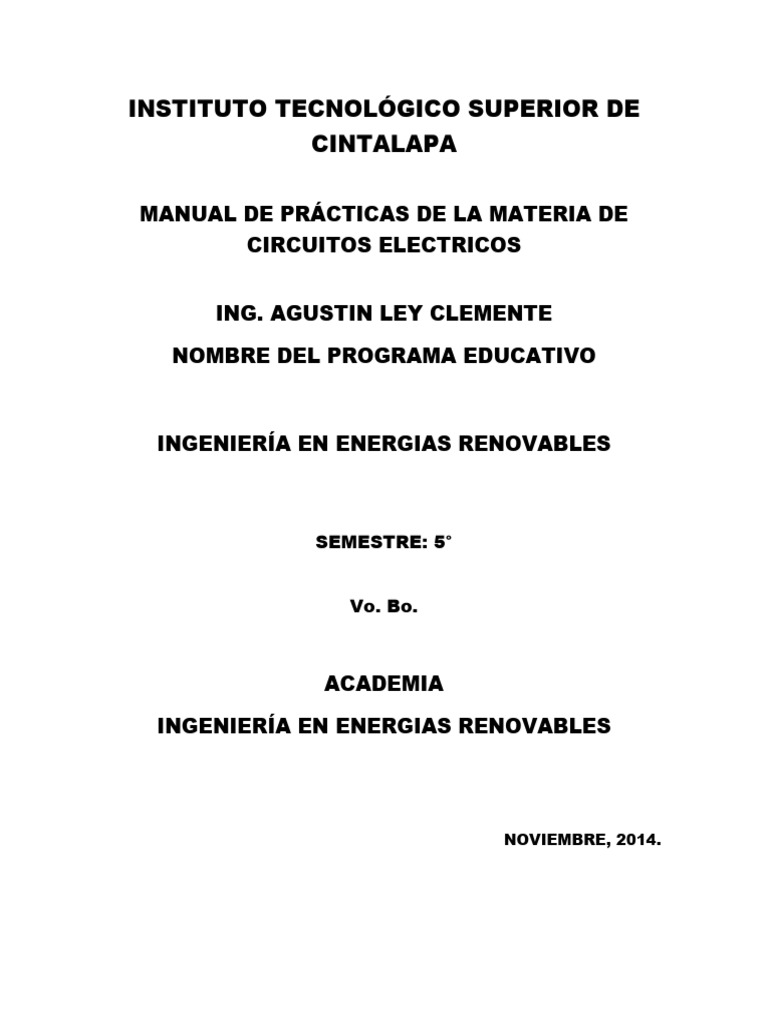 Manual de Prácticas de Circuitos | PDF | Laboratorios | Arduino