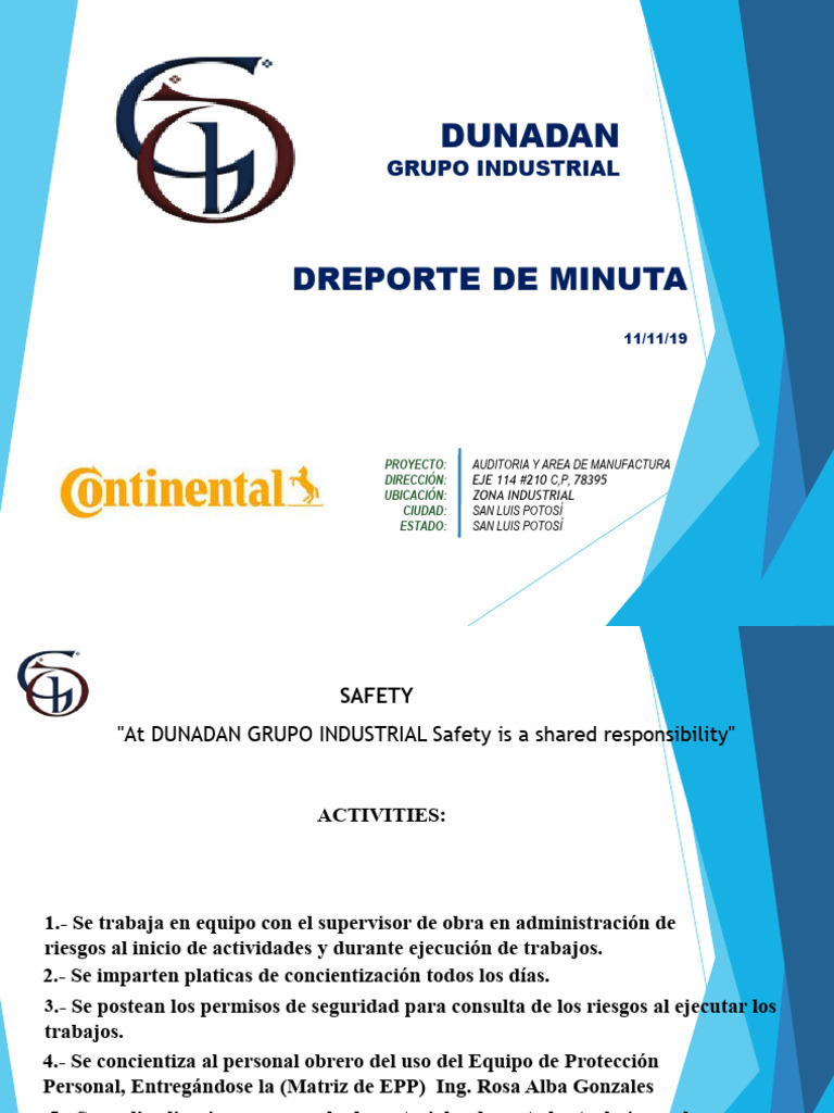 Reporte Seguridad Dunadan | PDF